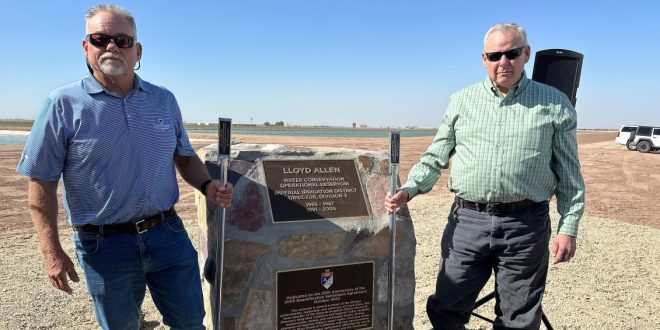 IID Honors the Legacy and Service of Lloyd Allen by Dedicating a Water ...